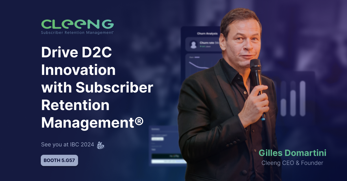 Meet with Cleeng at the IBC 2024